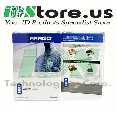 Fargo 45000 YMCKO Color Ribbon - 250 prints for DTC1000 DTC1250e - Free ...