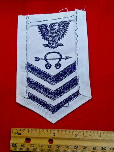 Post WW2/II US Navy PO1 Sonar Technician rating patch for summer ...