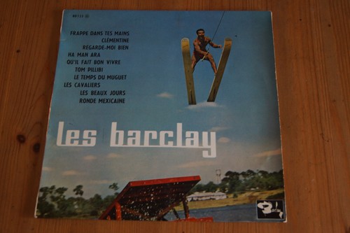 LES BARCLAY FRAPPE DANS TES MAINS RARE 25CM 1960 VALEUR+ AZNAVOUR DIMEY ...