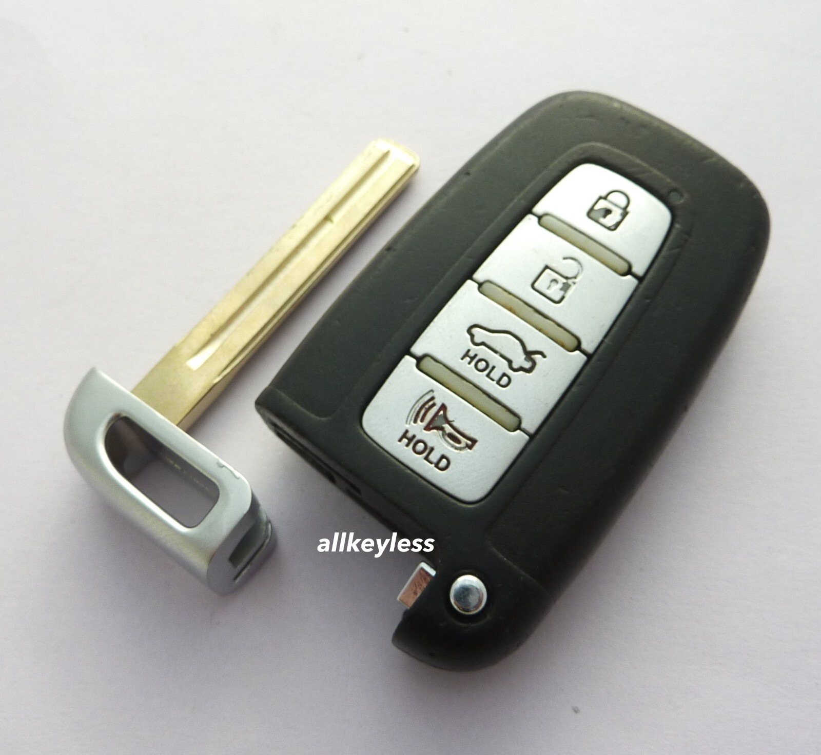 OEM HYUNDAI SY5HMFNA04 smart keyless entry remote fob WORN "B" STOCK ...