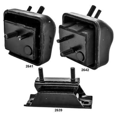 Front LH & RH Engine Mounts W. Rear Trans Mount 3PCS for Ford Ranger V6 ...