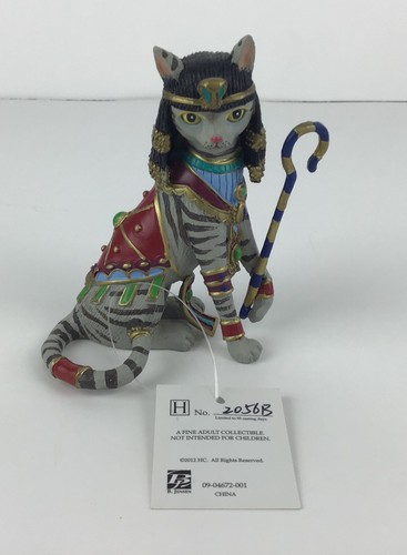Beautiful Cleo-Cat-Tra 4" Egyptian Cat Figurine Hamilton Divine Feline ...