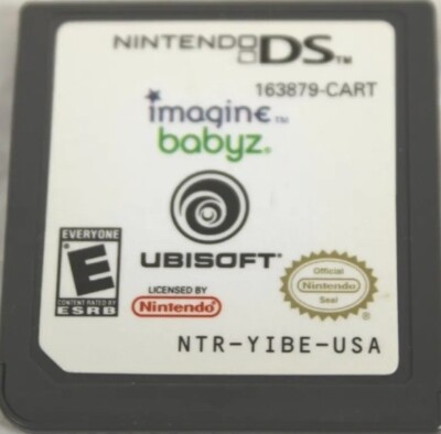 RARE NINTENDO DS 3DS IMAGINE BABIES GAME TESTED GREAT SHAPE SUPER FUN ...