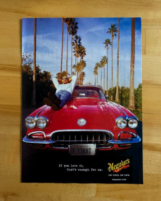 2003 Original Print Ad Meguires C1 Corvette Red | eBay