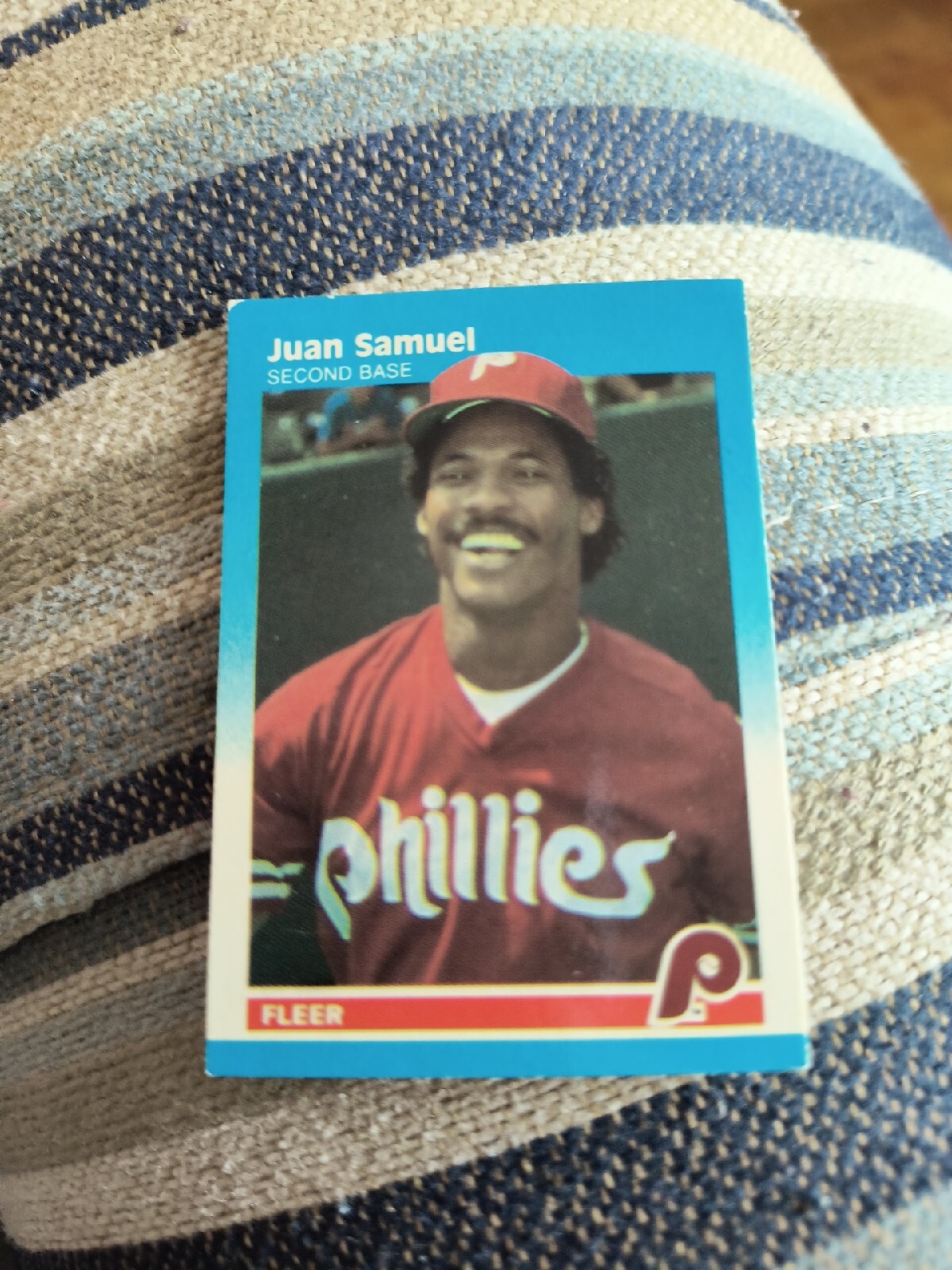 JUAN SAMUEL 1987 FLEER MINIATURE #94 FREE SHIPPING | eBay