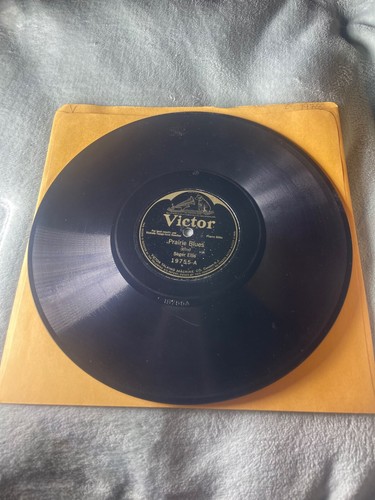 VICTOR Record 78 rpm 19755 PRAIRIE BLUES / SENTIMENTAL BLUES | eBay