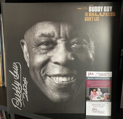 BUDDY GUY SIGNED THE BLUES DONT LIE VINYL LP CHICAGO LEGEND - JSA COA ...