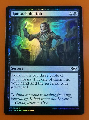 1x Ransack the Lab | FOIL | Modern Horizons | MTG Magic Cards | eBay