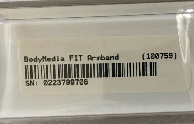 Bodymedia Fit Armband Weight Management Body Monitoring 100759 for sale ...