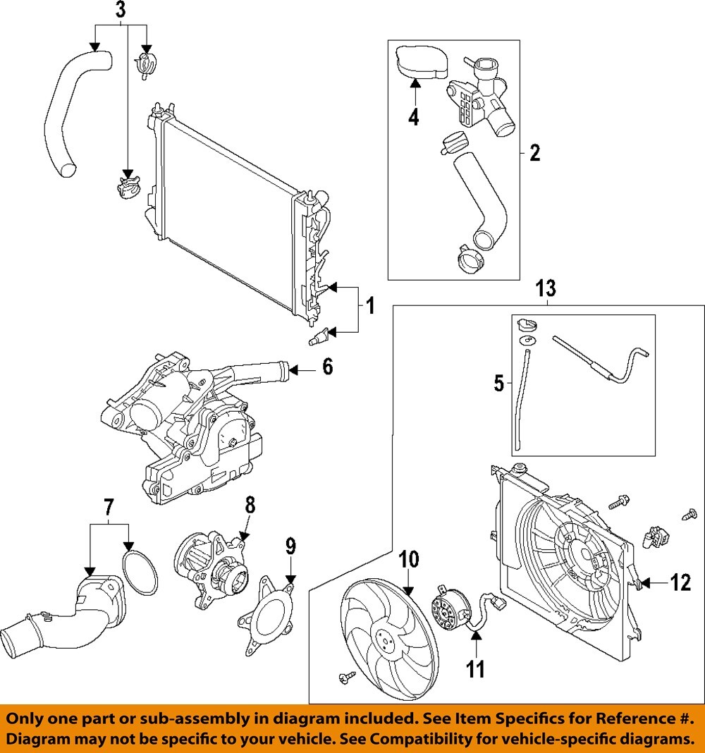 HYUNDAI OEM 20-25 Venue Cooling Water Pump-Thermostat Unit 256002M052 ...