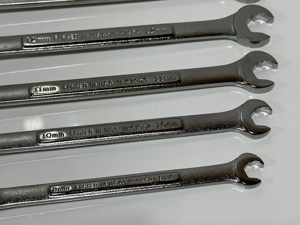 🇺🇸 NEW Craftsman Tools USA 42357 Metric 6pc Quick Speed Wrench Set 8mm ...