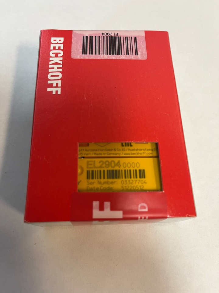 BECKHOFF EL2904 Analog input terminal module Expedited Shipping 2904 ...