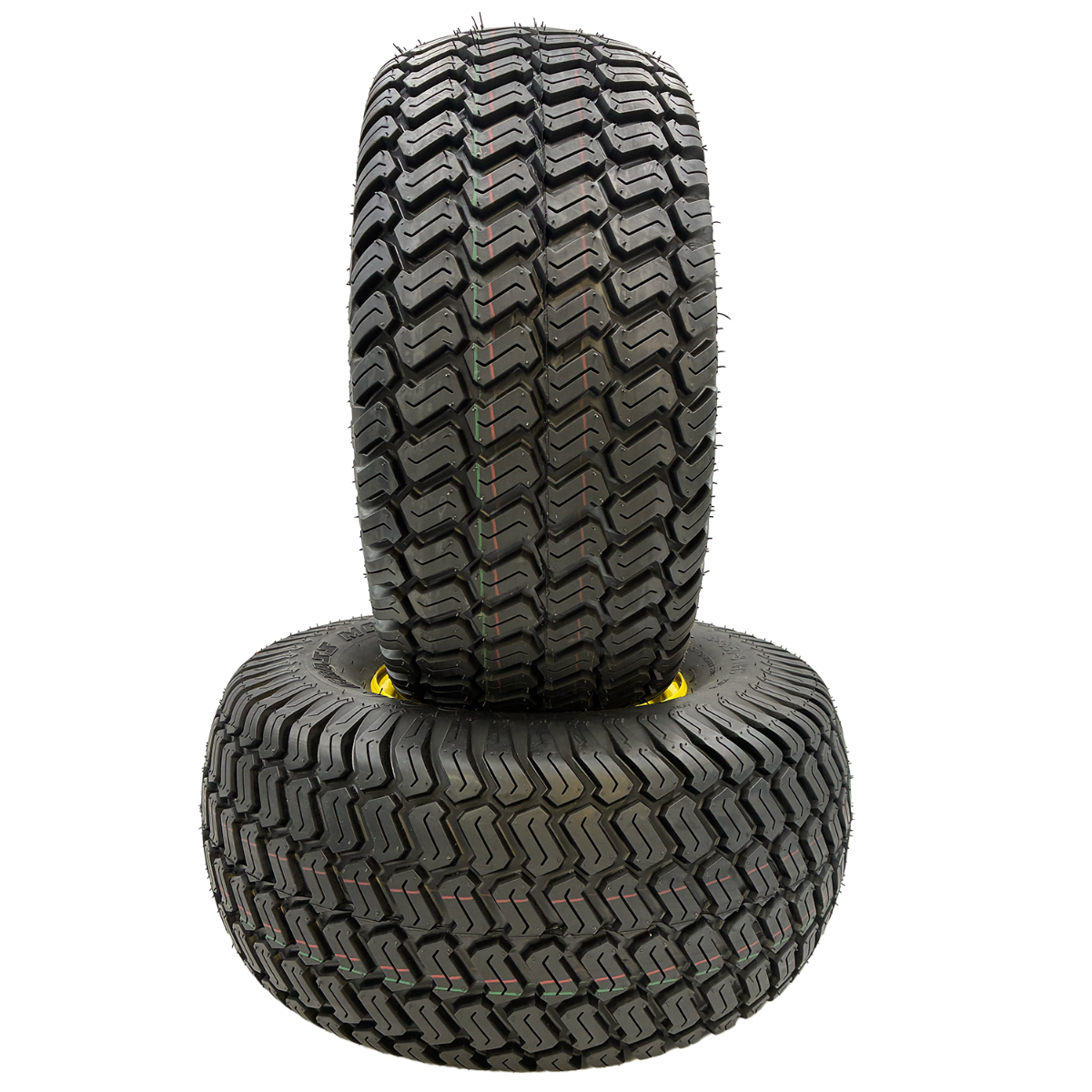 Set of 2 - 18x8.50-8 Wheel Assembly (Compatible with John Deere Zero ...