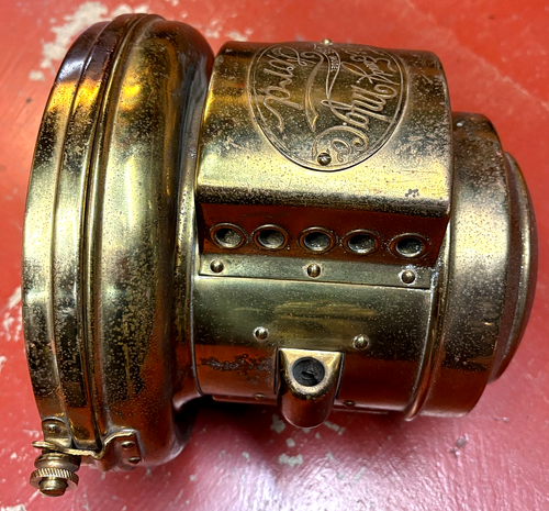E&J 466 FORD SCRIPT BRASS CARBIDE HEADLAMP EARLY MODEL T FORD | eBay