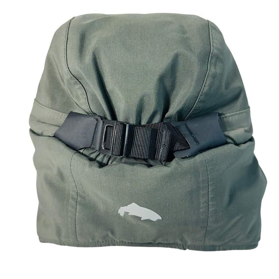 Simms Gortex Exstream Fly Fishing Hat Large Waterproof Fleece Ear Flap ...