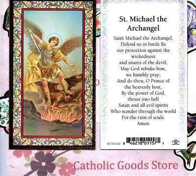 Holy Cards - St Michael