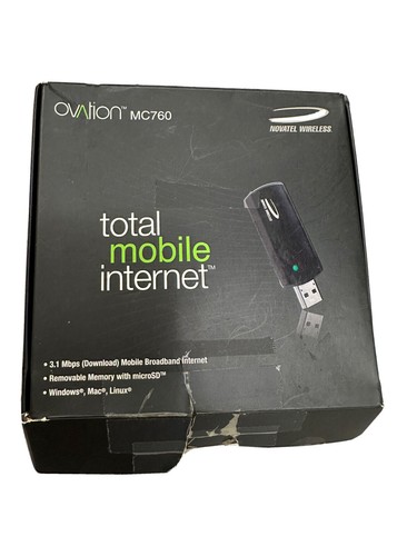 Novatel Wireless Verizon USB760 3G USB Broadband MC760 MiFi HotSpot ...