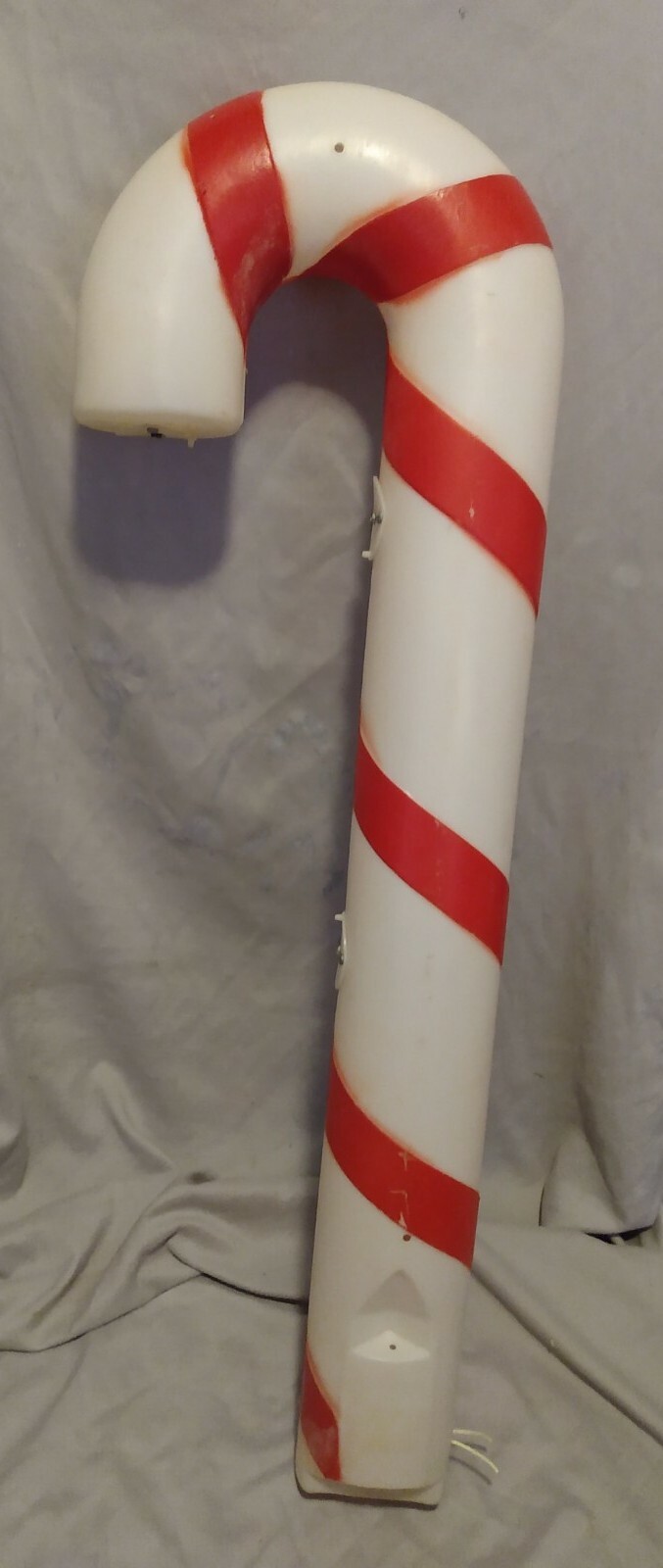 Vintage Candy Cane Lighted Blow Mold Christmas Candy Cane Yard Decor ...