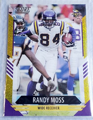 2021 Panini Score Football Randy Moss Gold Dots #047/225 Vikings 🔥 | eBay