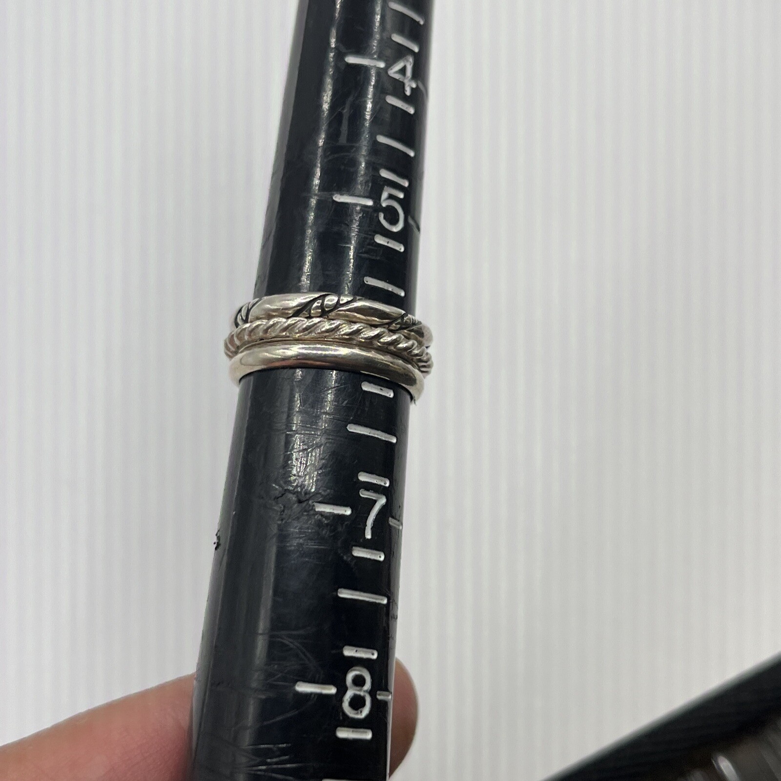 Silpada Sterling Silver SET OF 3 Stackable Band Rings Sz 6.25. K | eBay