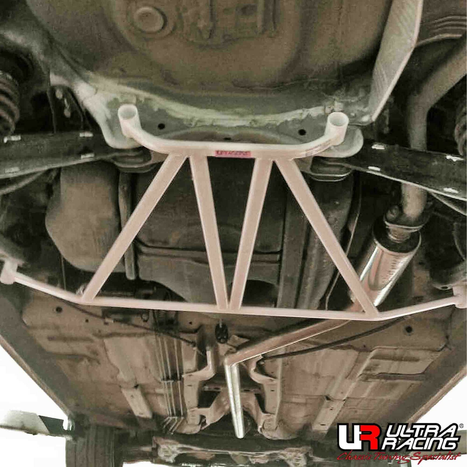 HONDA CIVIC FD FB6 FG4 2006-2015 ULTRA RACING 4 POINTS REAR LOWER ...