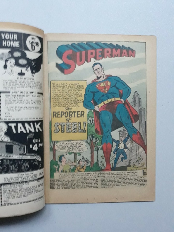 Action Comics 257 DC Comics 1959 Silver Age Superman | eBay