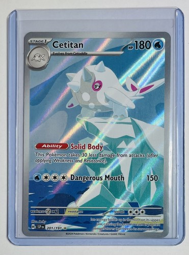 Cetitan 201/191 IR Illustration rare Pokemon Surging Sparks SV8 NM | eBay