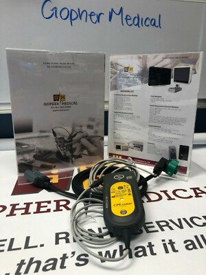 Philips Heartstart MRx Q-CPR Meter 453564257691 and Therapy Cable ...