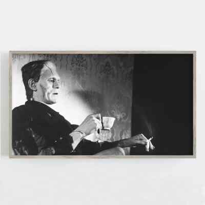 Smoking Frankenstein Vintage Wall Art poster Choose your Size | eBay