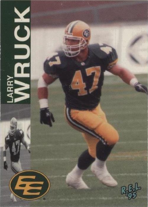 1995 R.E.L. CFL - Larry Wruck #36 for sale online | eBay