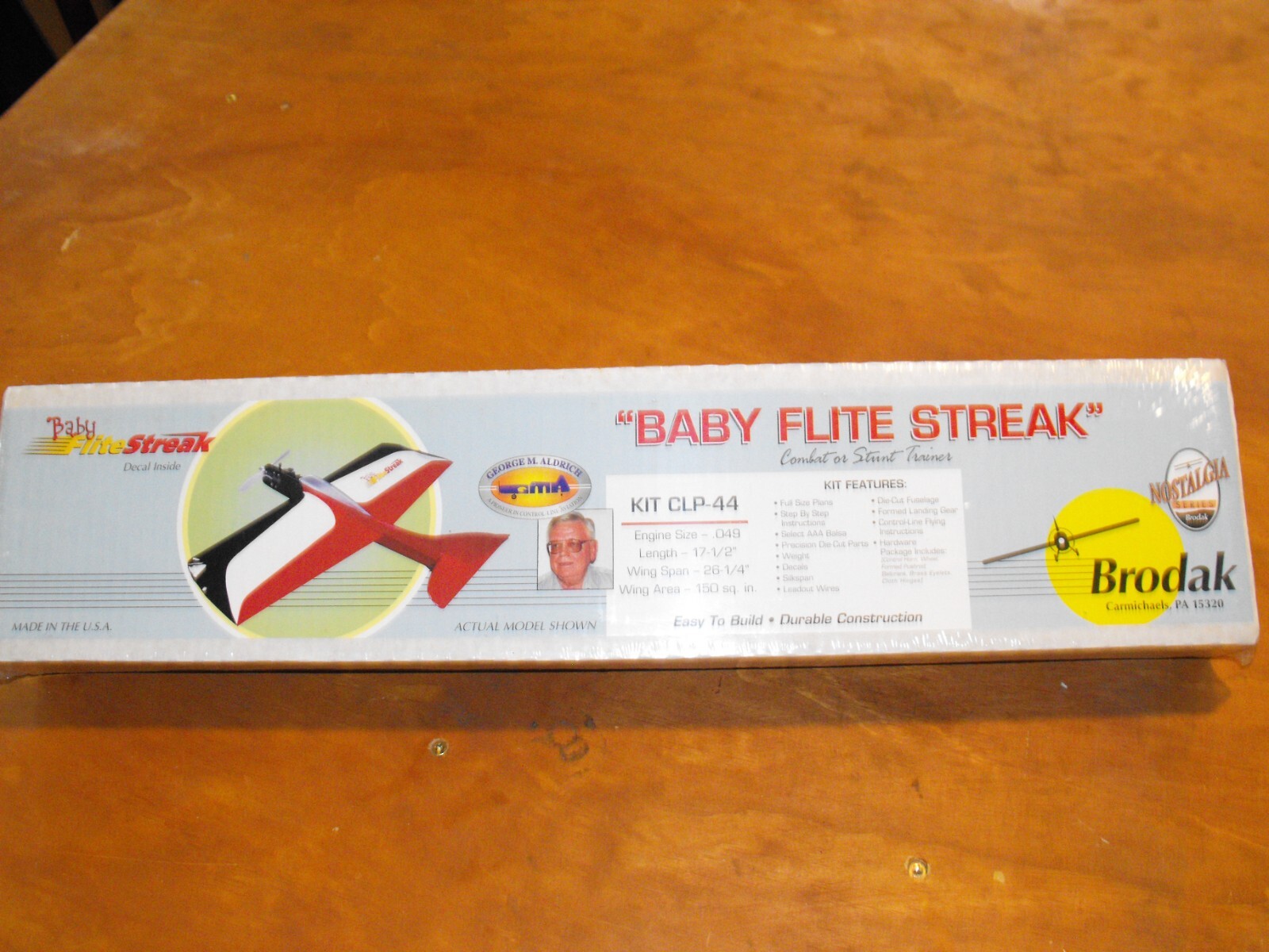 Brodak BABY FLIGHT STREAK kit CLP-44 excellent still sealed kit -37 | eBay