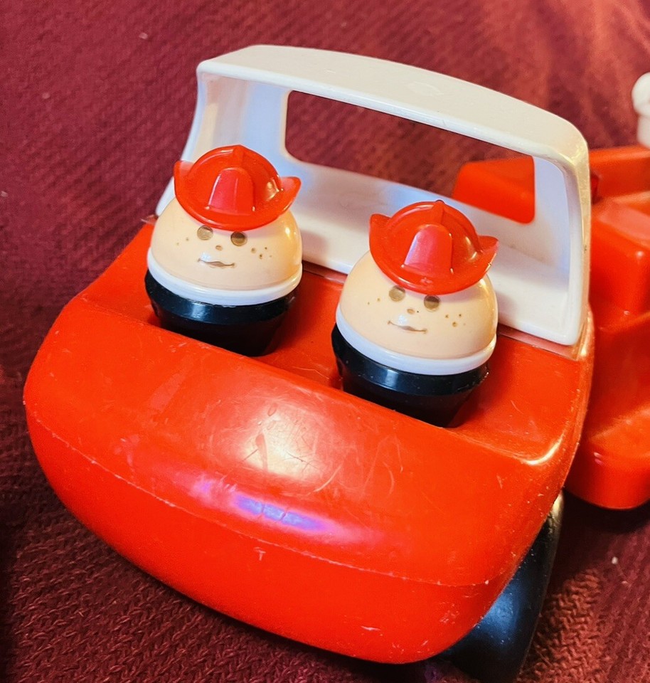 Vintage Little Tikes Fire Engine Fire Fighter Truck Play Set Toddle ...