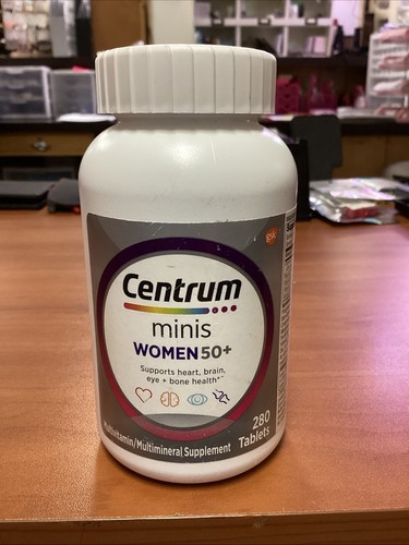 Centrum Mini's Women 50+ Tablets - 280 Tablets Exp 08/2025 | eBay