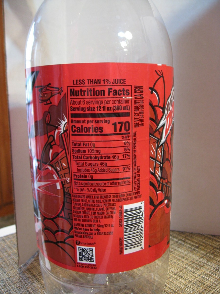 Mountain Dew Flasche Transparent
