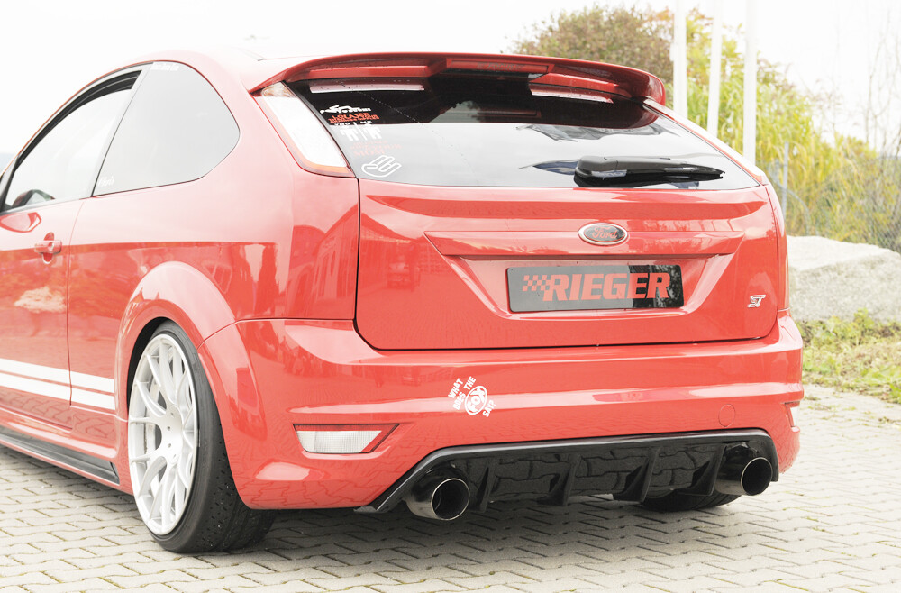 Rieger 88118 for Ford Focus ST MK2 08-11 (Facelift) Rear Diffuser ...