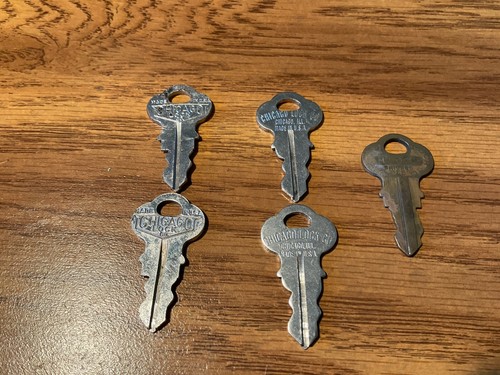 Vintage Chicago Lock Keys Lot | eBay