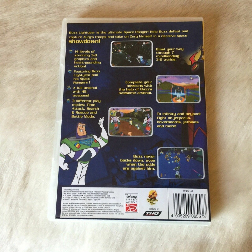 Buzz Lightyear PC GAME Toy Story PC Game DISNEY Pc Game Toy Story Movie ...