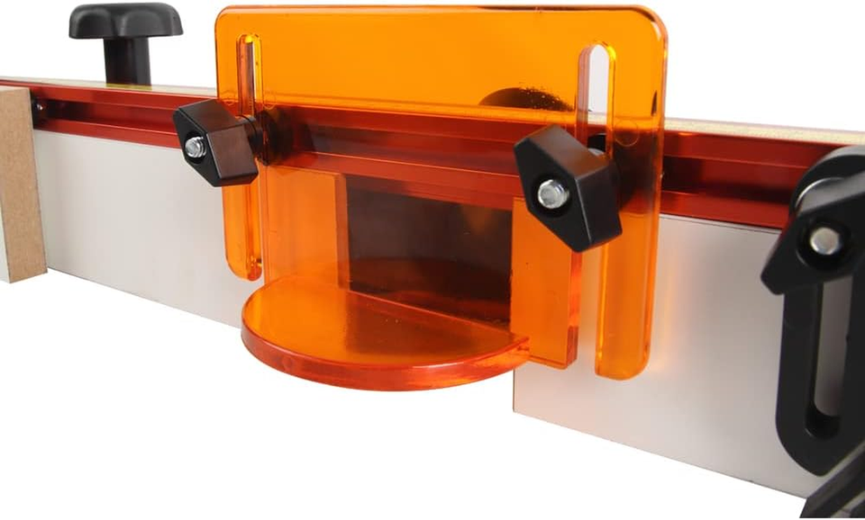 24 Inches Long Router Table Fence System with Feather Board, Bit Guard ...