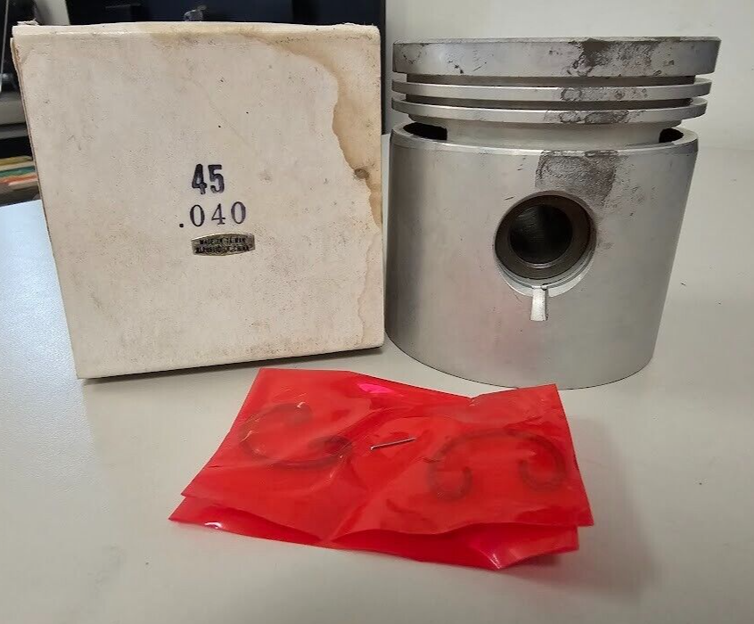 Pair of .040 Oversized Pistons for Harley-Davidson 45 inch Flat Head ...