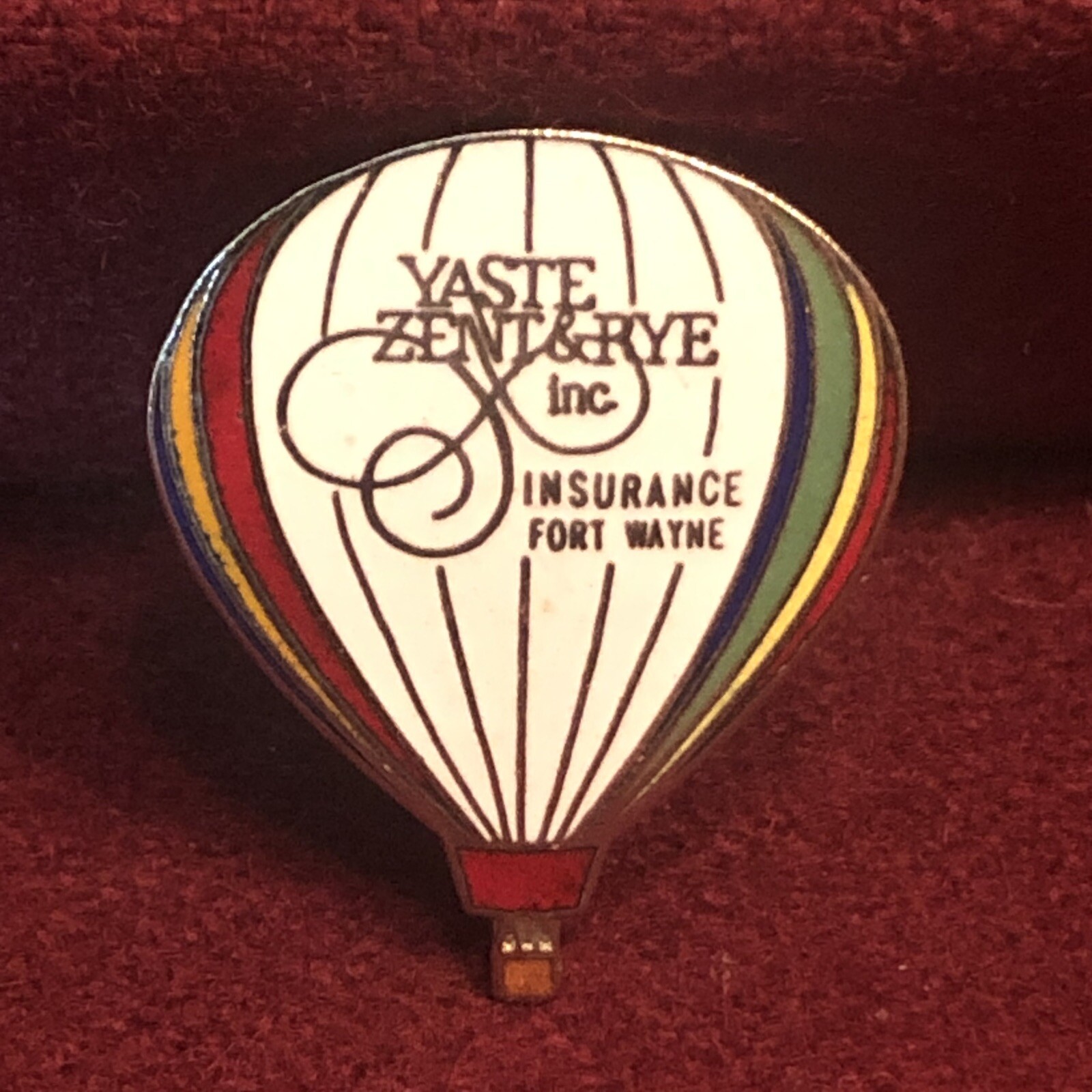 Vintage Yaste Zen&Rye Inc. Hot Air Balloon Pin 1980's… - Gem