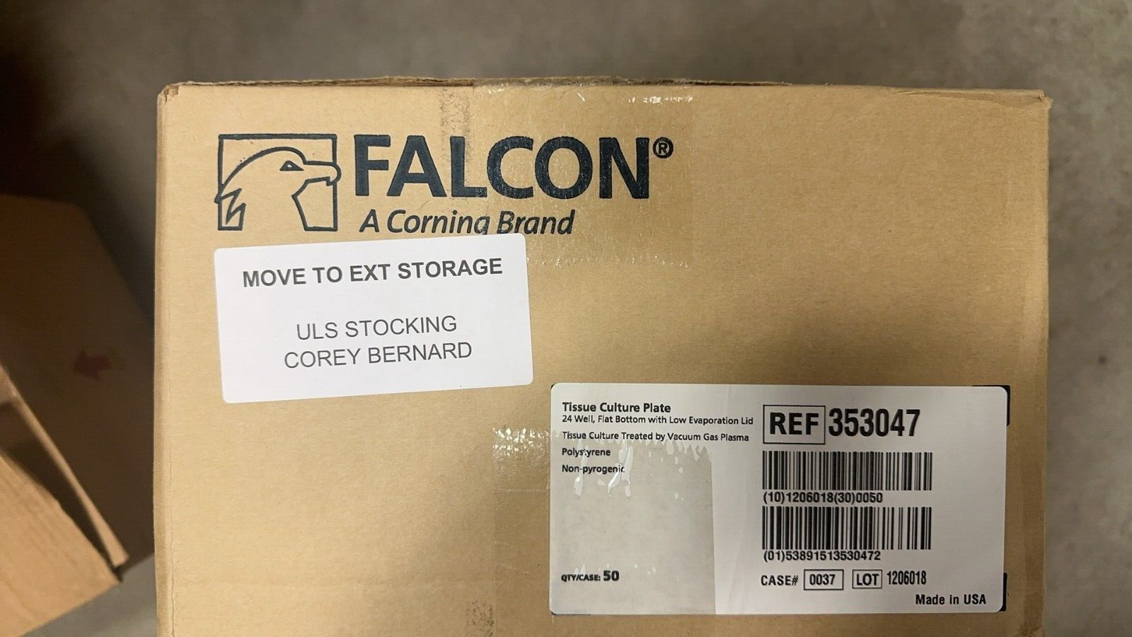 Corning Falcon 353047 24-well Clear Flat Bottom TC-treated Tissue ...