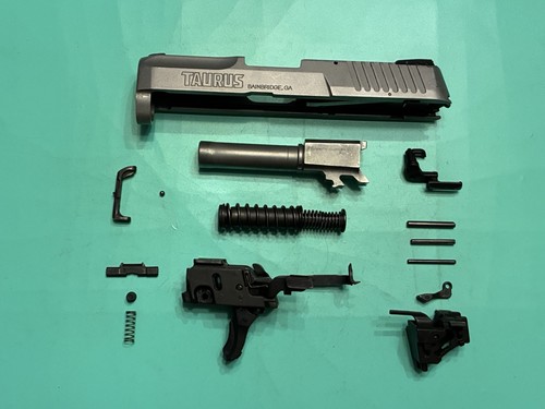 USED OEM TAURUS G2C SLIDE BARREL LOWER PARTS TRIGGER SAFETY EJECTOR 9MM ...