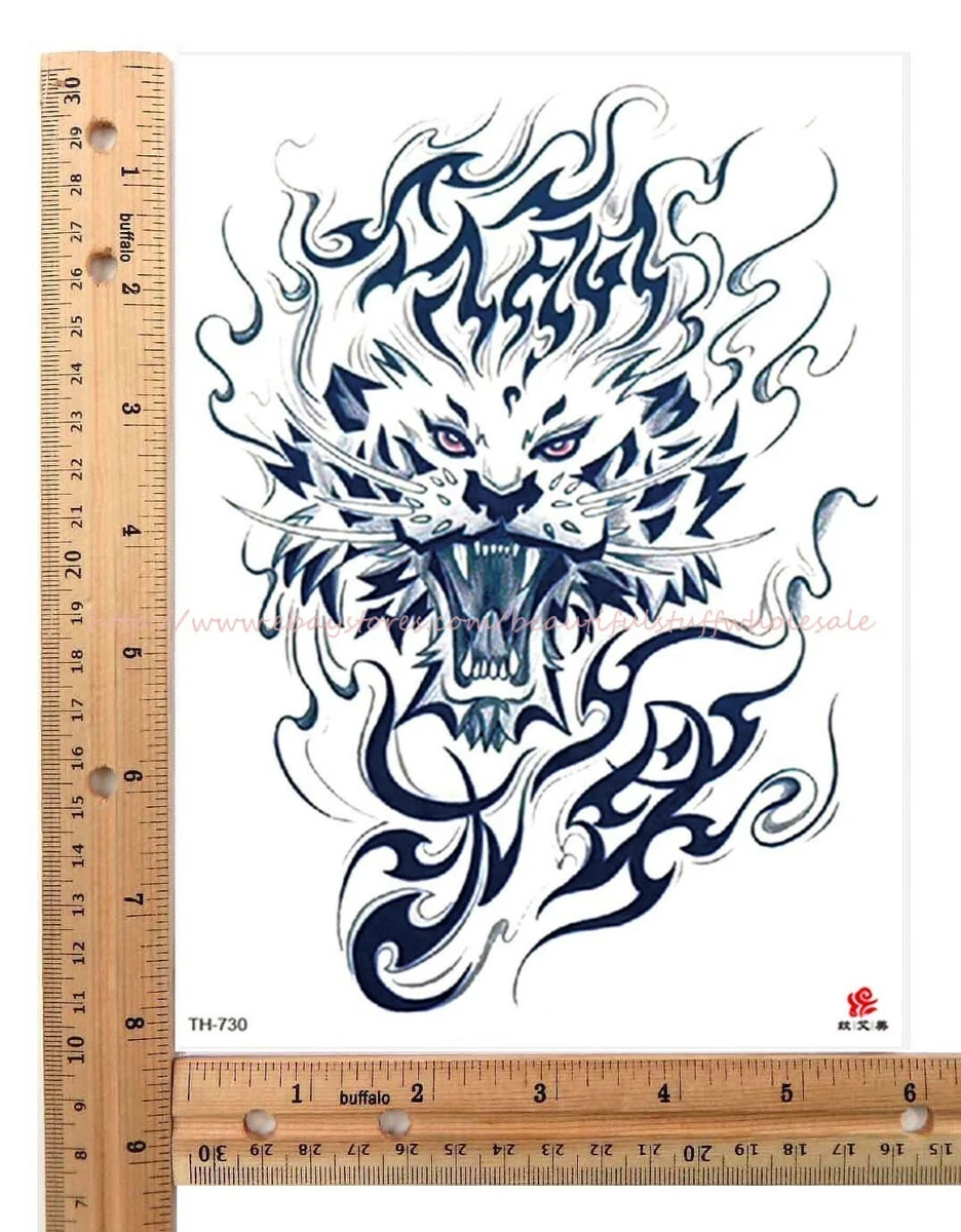 Fire Tribal Wolf