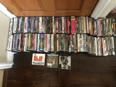 600 Movie Collection Lot DVD And BLU-RAY. 3 Large DVD Cases | eBay