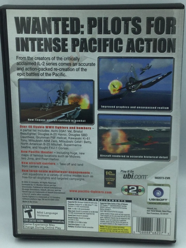 Strategic Simulations Pacific Fighters PC/CD-ROM Game 8888682073| eBay