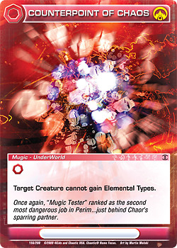Chaotic Counterpoint of Chaos 176/200 AU 1st Edition Foil Rare | eBay