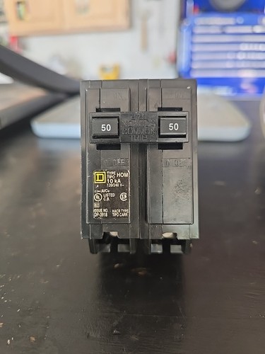 Square D 50 AMP DP-3918 120/240V 2 Pole Circuit Breaker | eBay