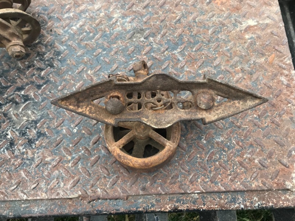 FE Myers & Bro. O.K. Unloader Hay Trolley Cast Iron Ashland Ohio ,Man ...