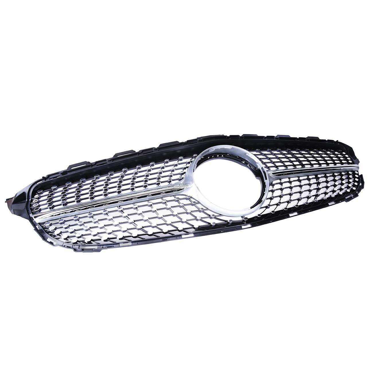 For Mercedes Benz W205 2058881260 Diamond Radiator Grille W205 C63AMG ...