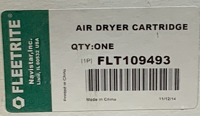 Fleetrite Navistar Air Dryer Filter Cartridge FLT109493 74a for sale ...
